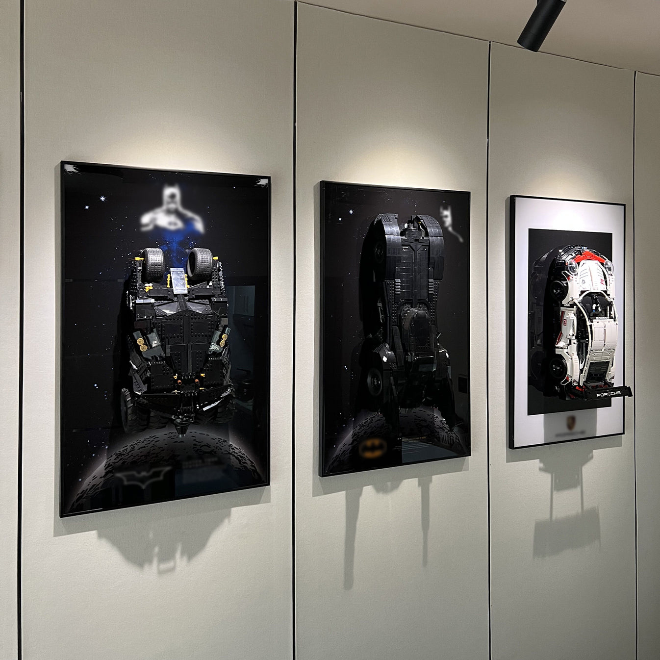 iLuane Display Wallboard for Lego DC Batman 1989 Batmobile 76139 (Only