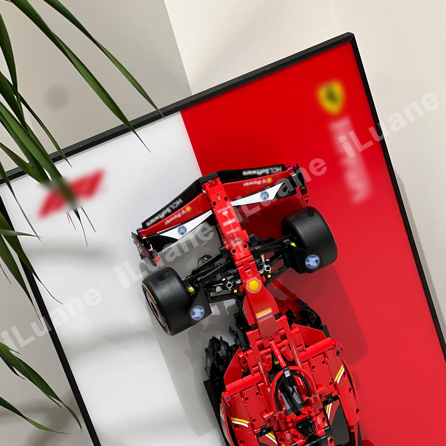 iLuane Display Wallboard for Lego Technic Ferrari SF-24 F1 Model Car K