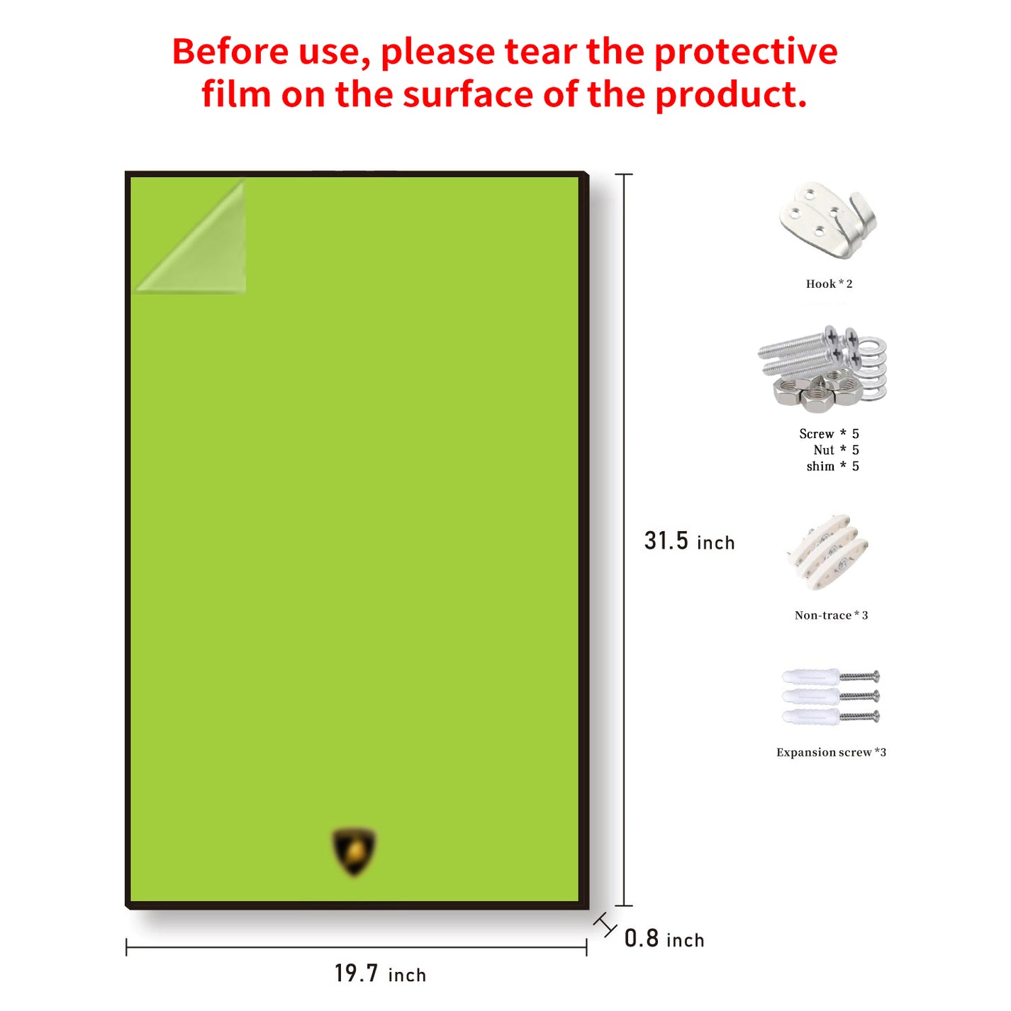 iLuane Display Wallboard for Lego Technic 42115 Lamborghini Sián FKP 3