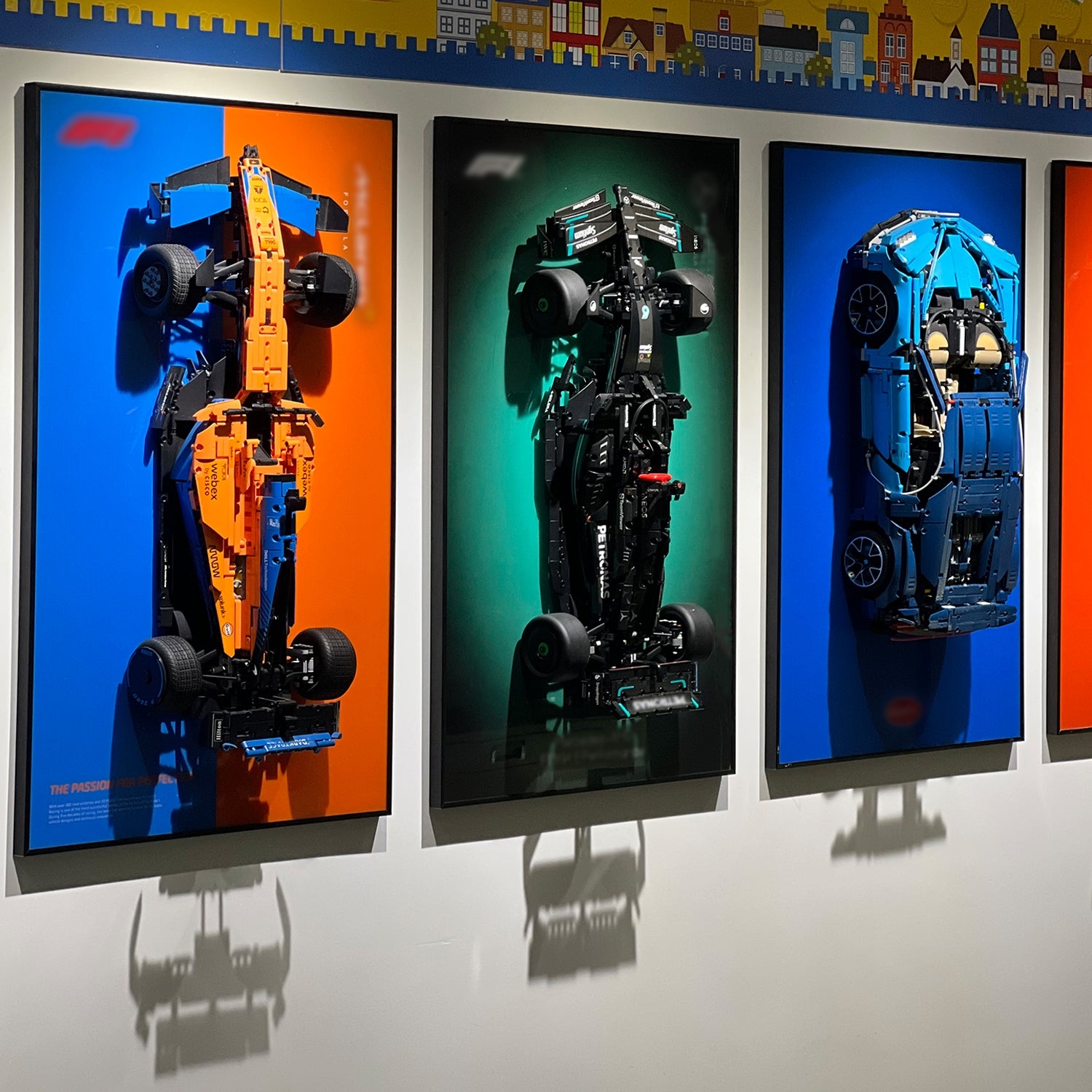 iLuane Display Wallboard for Lego 42141 Technic McLaren Formula 1 (Onl