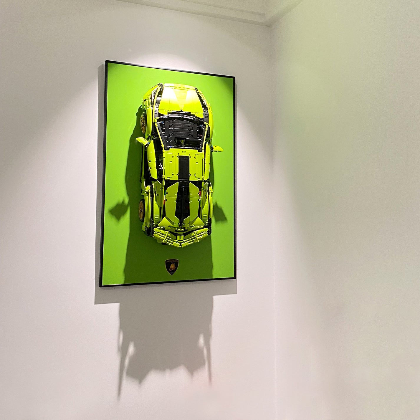 iLuane Display Wallboard for Lego Technic 42115 Lamborghini Sián FKP 3