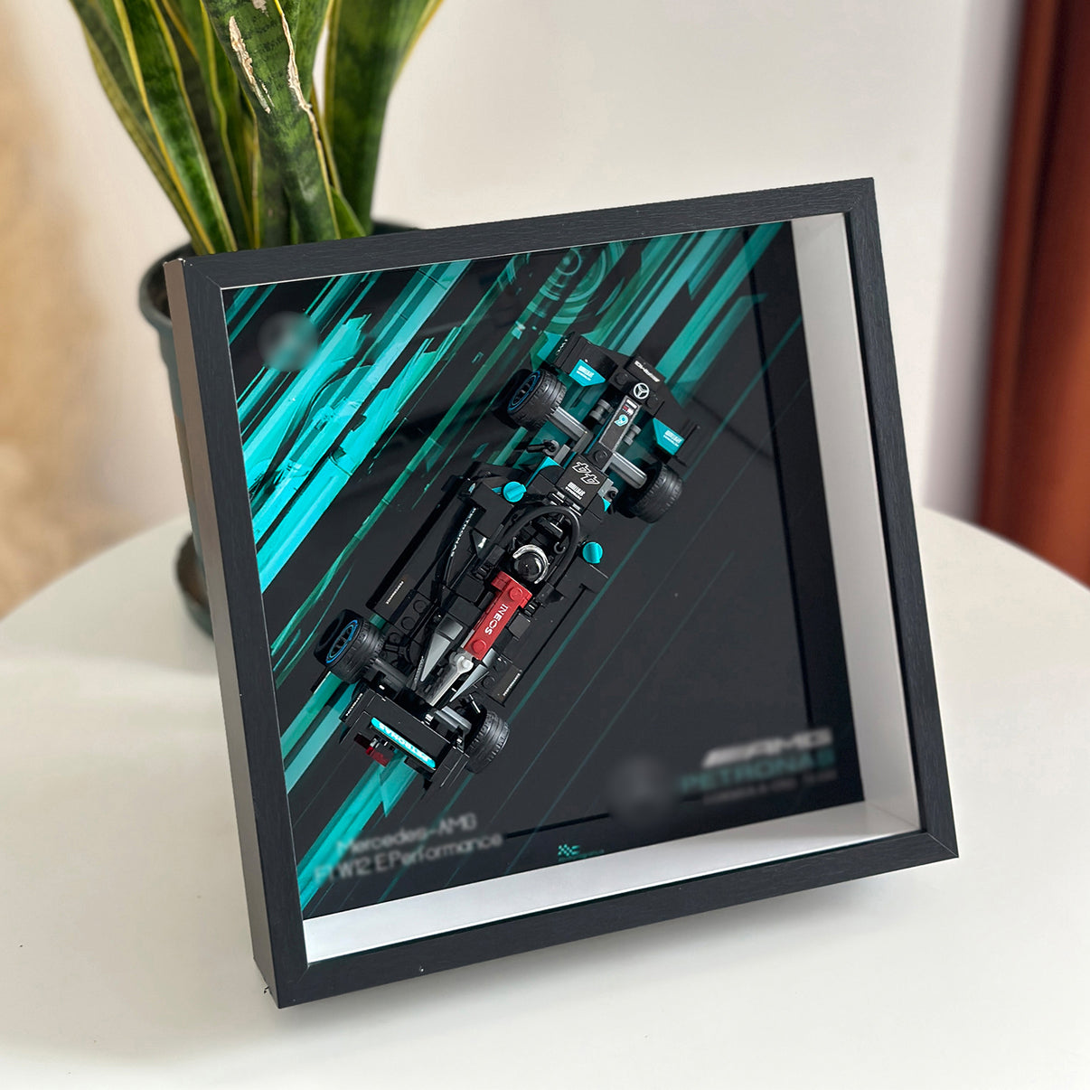 iLuane Display Wallboard for Lego Speed Champions Mercedes-AMG F1 W12