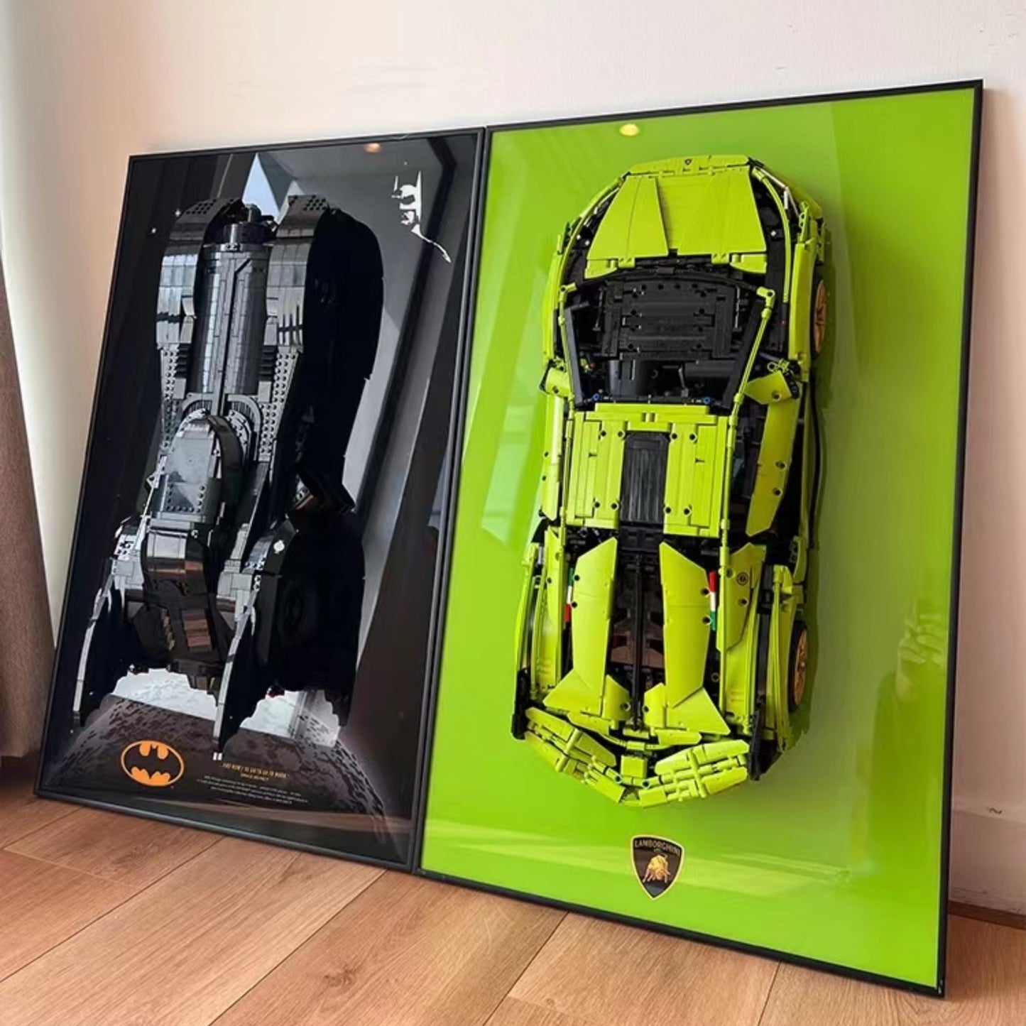 iLuane Display Wallboard for Lego DC Batman 1989 Batmobile 76139 (Only