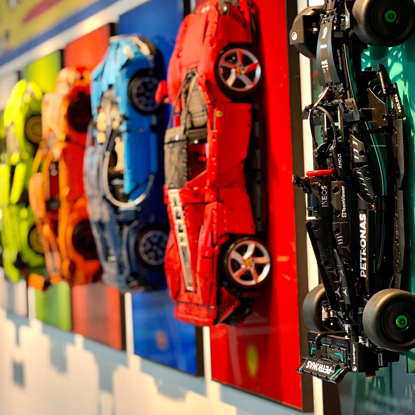 iLuane Display Wallboard for Lego Technic 42056 Porsche 911 GT3 RS(Only ...