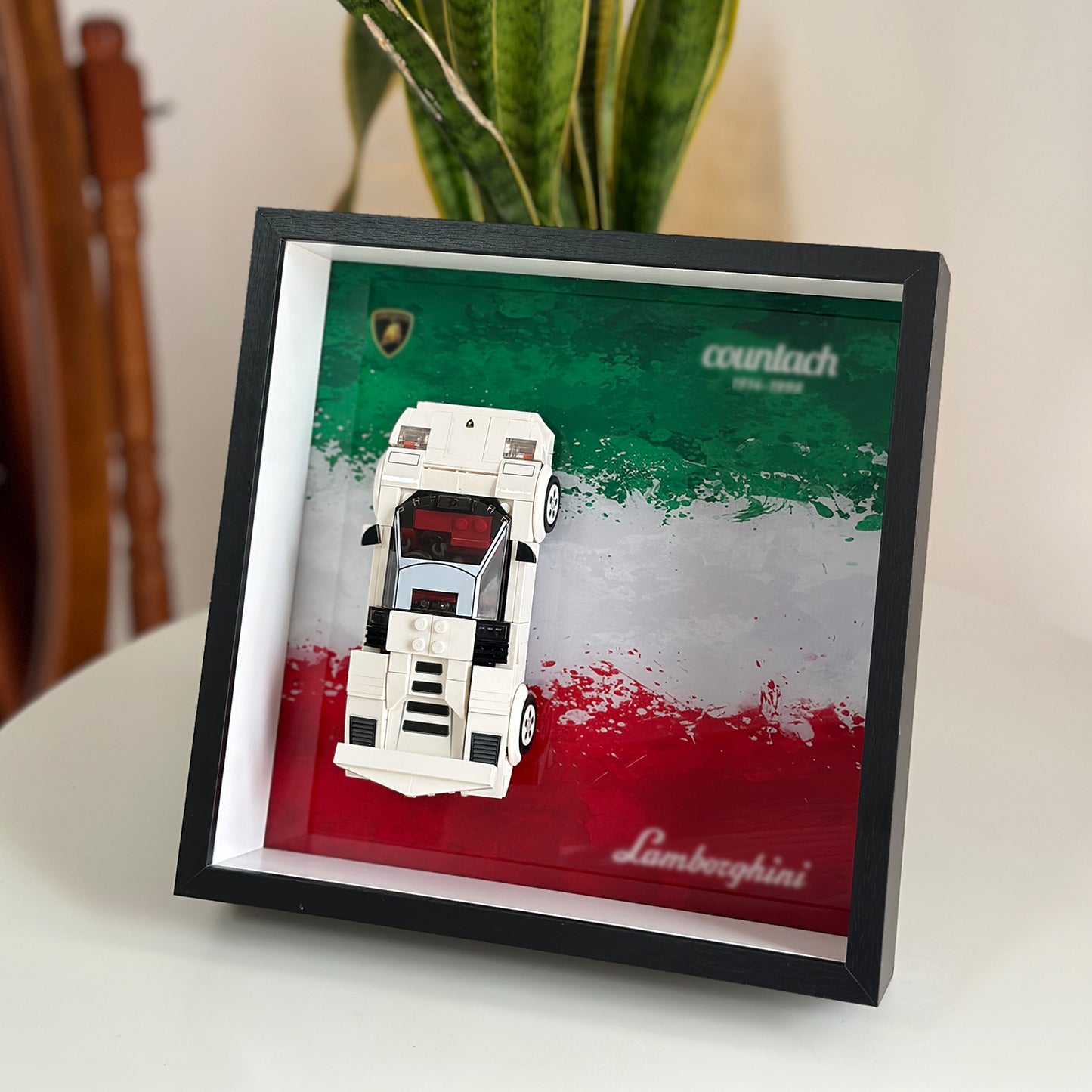 iLuane Display Wallboard for Lego Speed Champions Lamborghini Countach