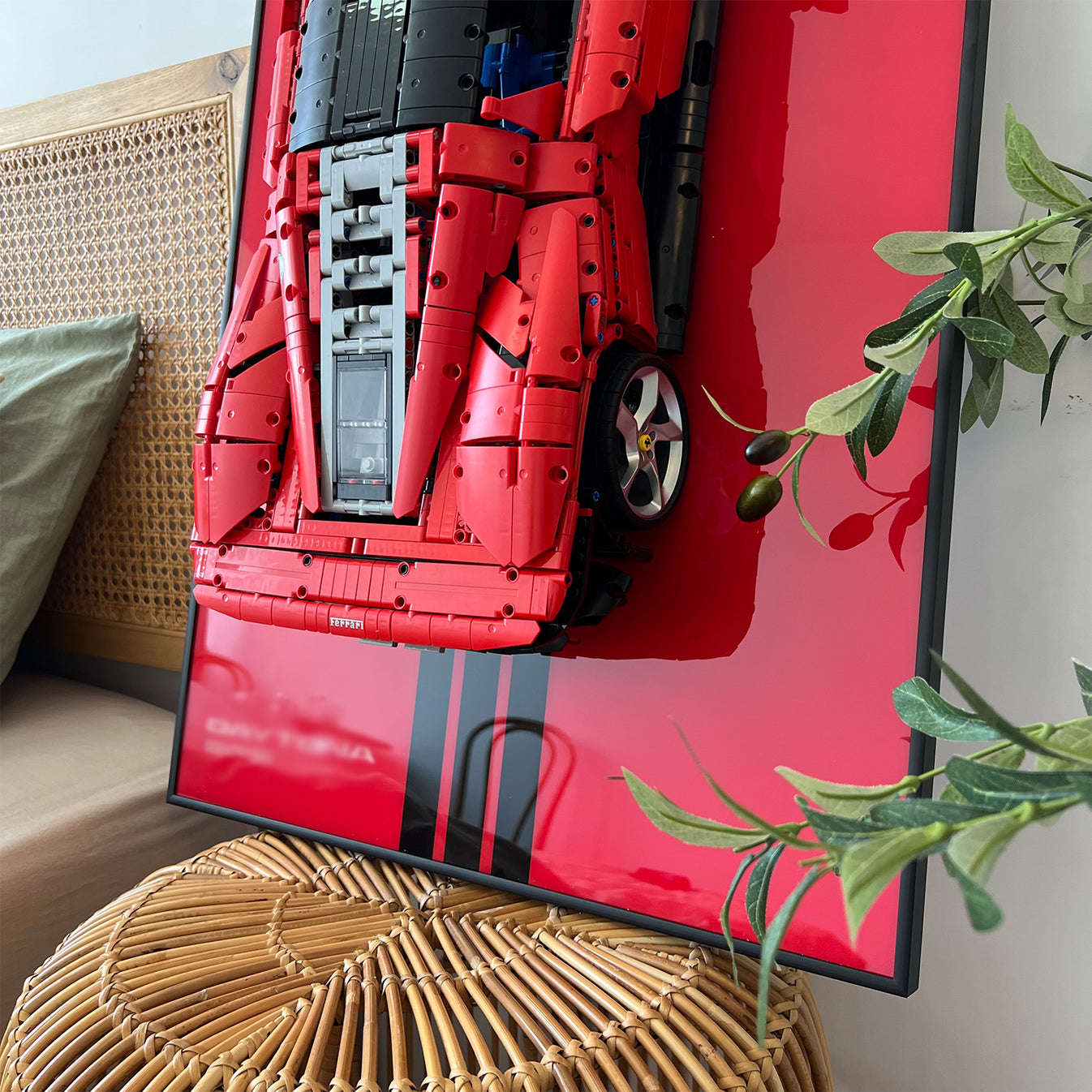 iLuane Display Wallboard for Lego Technic Ferrari Daytona SP3 42143 ...