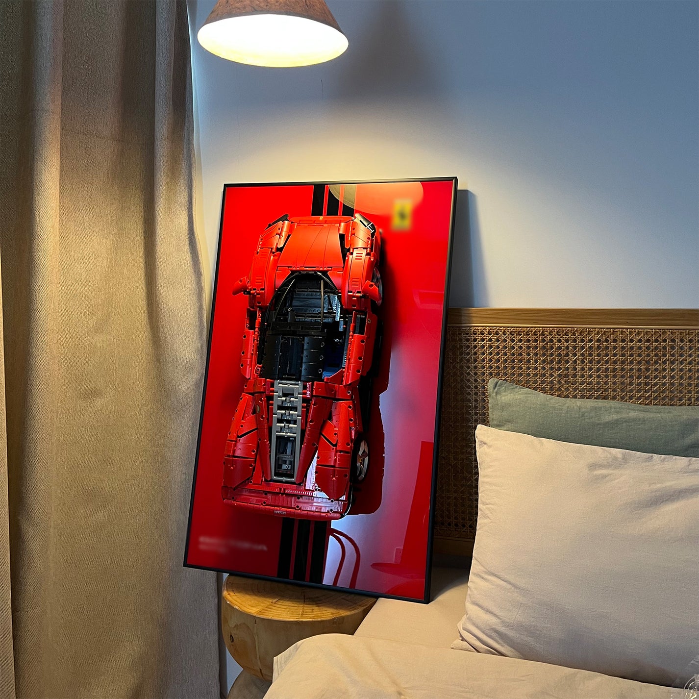 iLuane Display Wallboard for Lego Technic Ferrari Daytona SP3 42143 ...